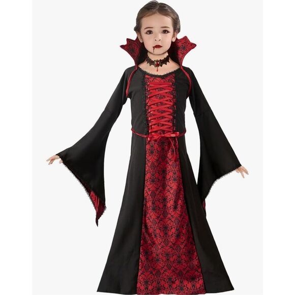 CristBest | Costumes | New Halloween Royal Vampire Costume Girls Dress ...